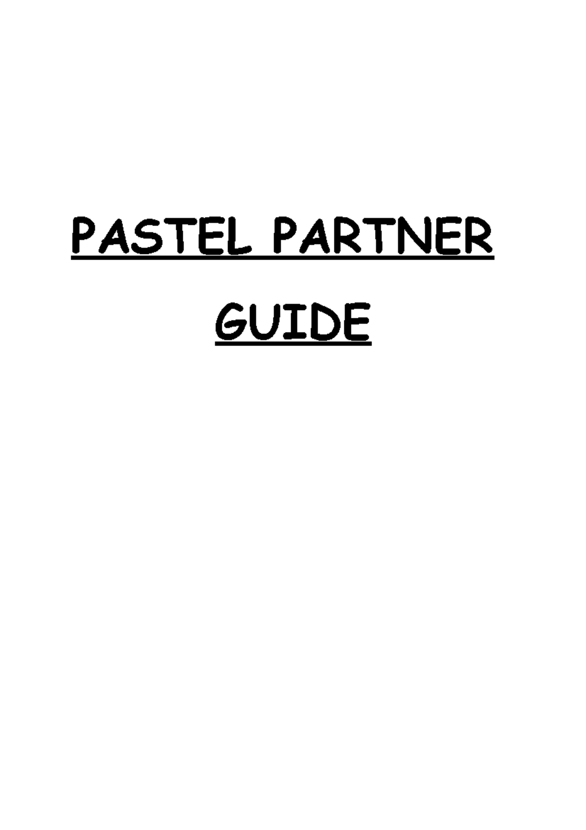 PASTEL Partner T1 Final Exam Guide: Financial Management & Transactions ...
