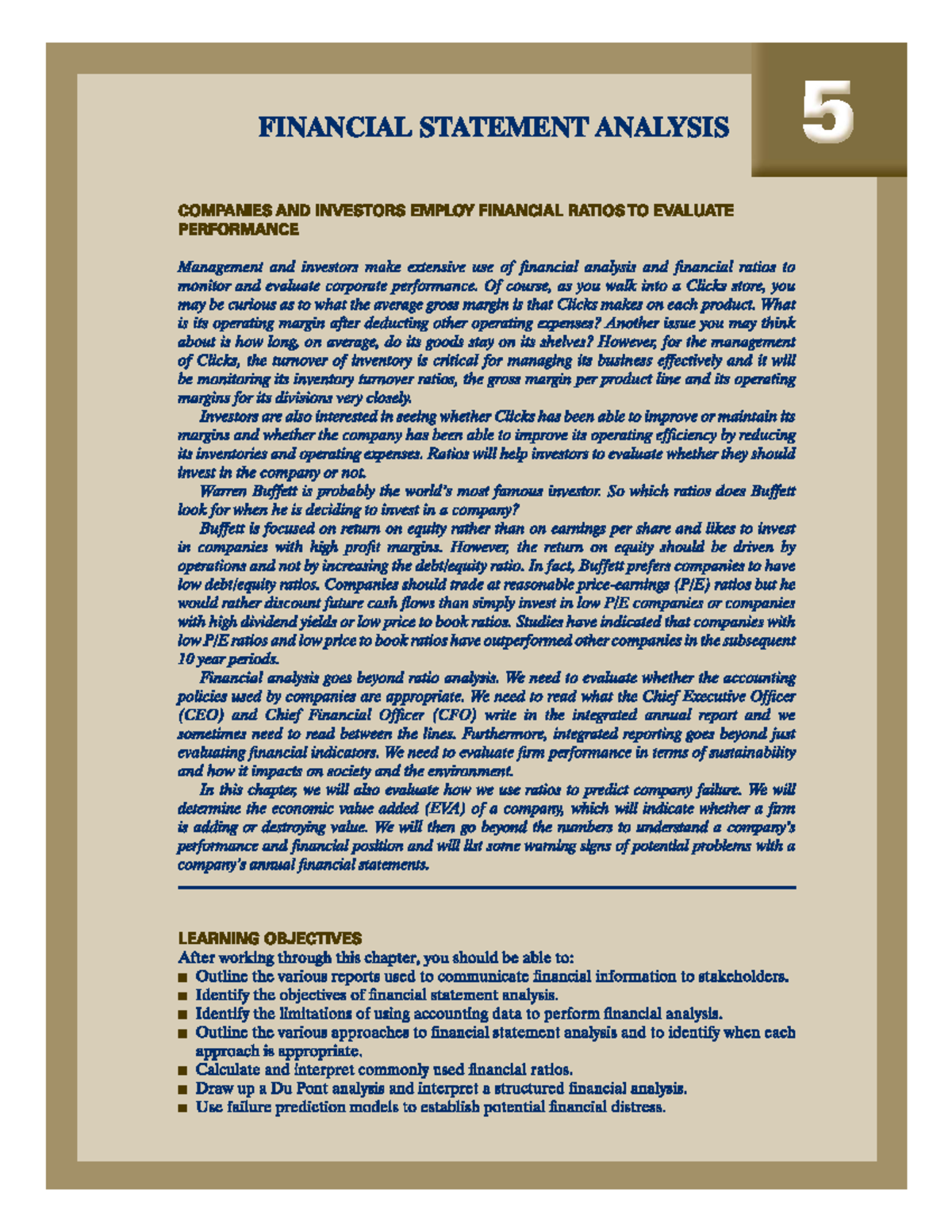 FIN 301: Financial Statement Analysis - Evaluating Corporate ...