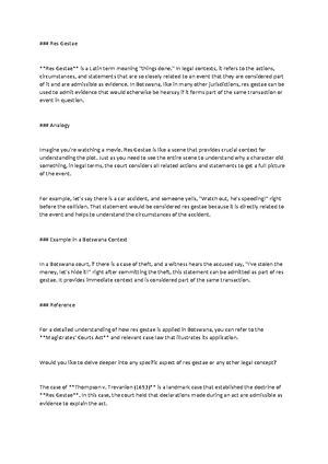 Character Evidence in Civil and Criminal Proceedings - LAW 101 - UNIT 8 ...