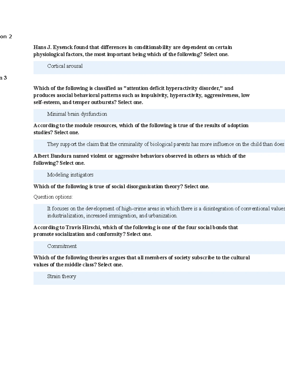 CJ 340 Quiz 4 Insights - Key Concepts & Theories Explored - Studocu