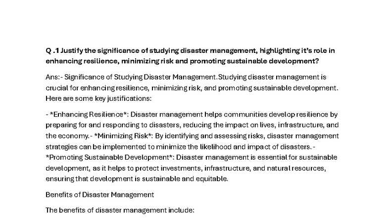 Disaster Management Theory: Significance, Strategies, and Case Studies ...