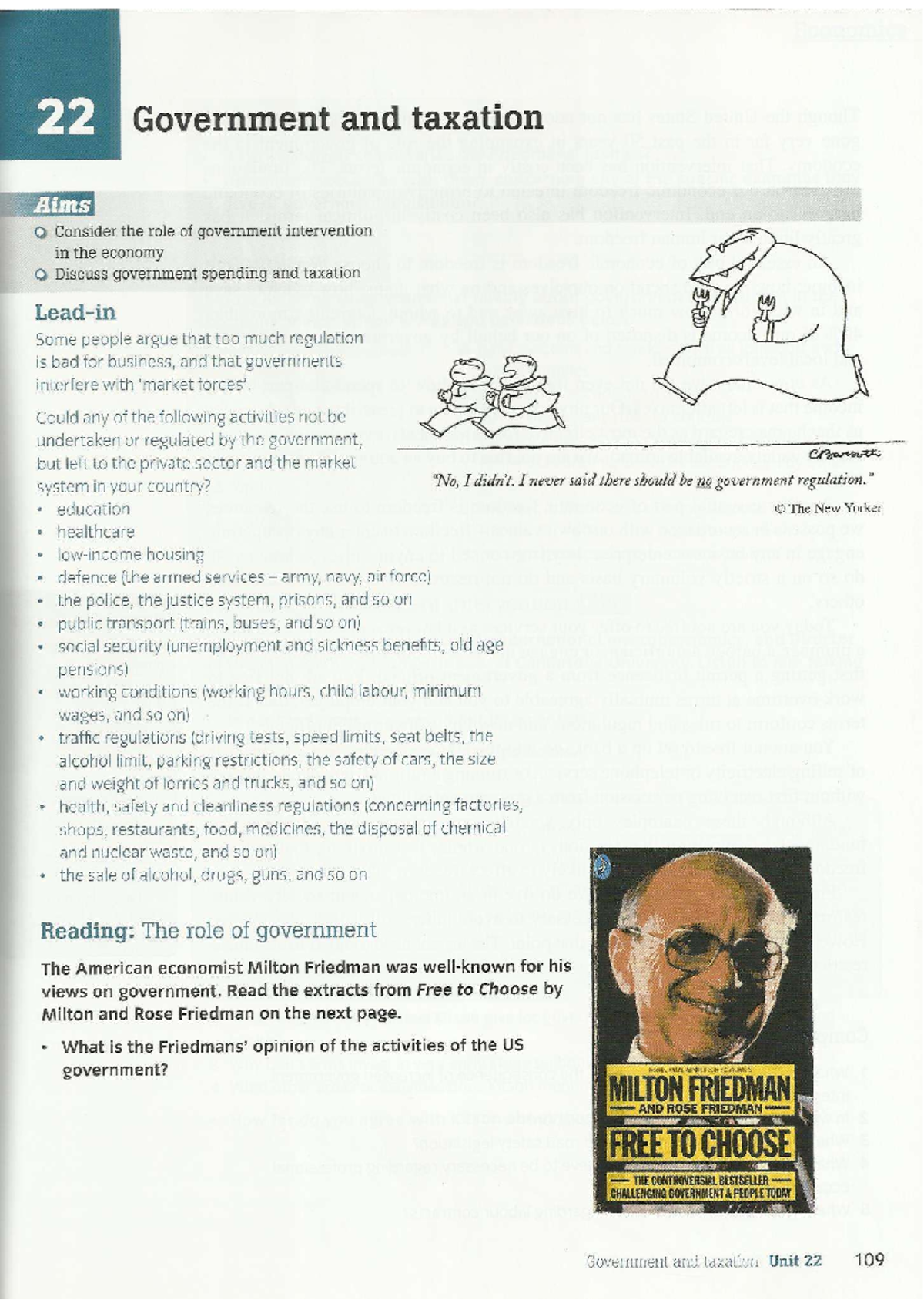 Unit 22 23 24 - Unit 22 23 24 - 22 Government and taxation Aims ...