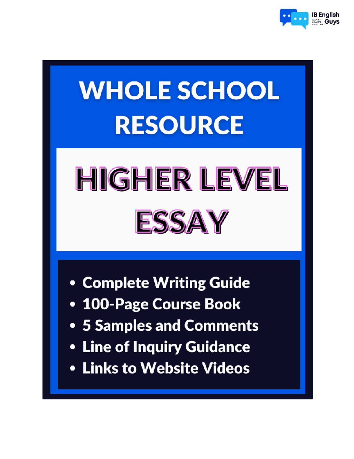 Higher Level Essay Planning Guide: Critical Thinking & Writing Tips ...