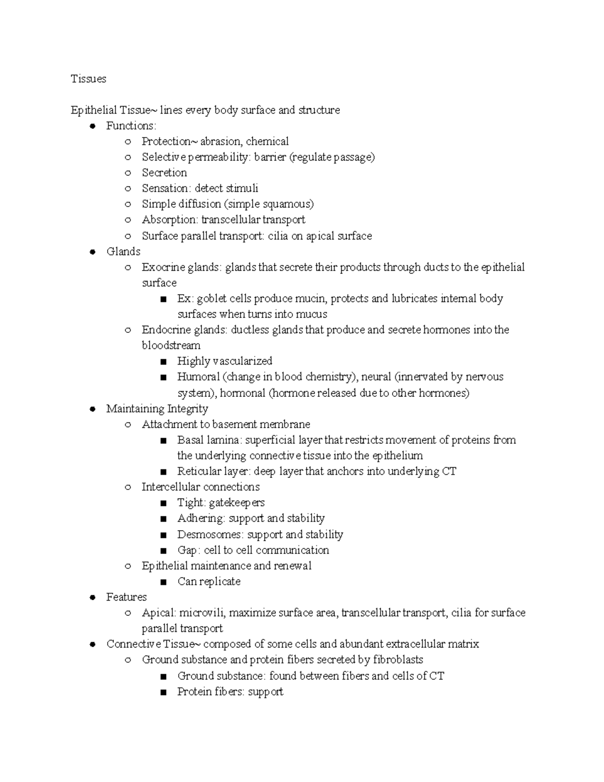 Final Exam Study Notes for Human Anatomy and Physiology (BIO 101) - Studocu