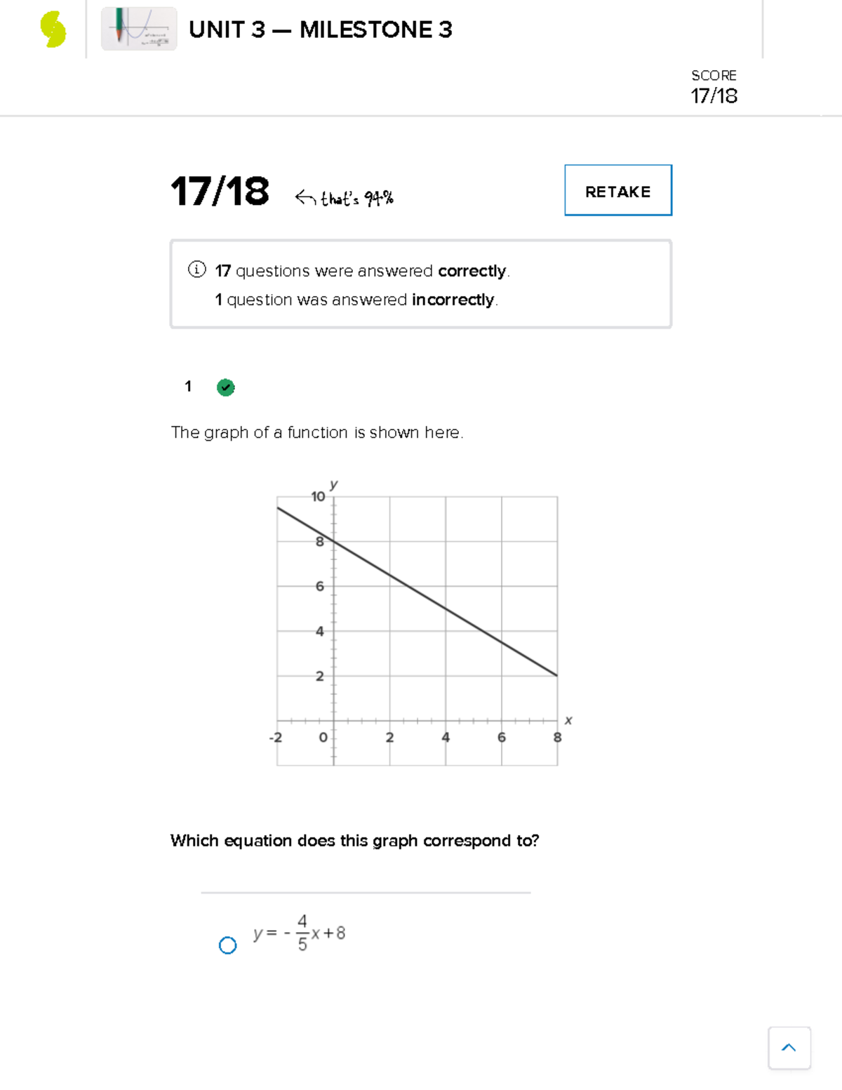 College Algebra Unit 3 Milestone 3 Assessment Summary - Studocu