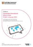 Cambridge International AS A Level English Language 9093 Syllabus ...