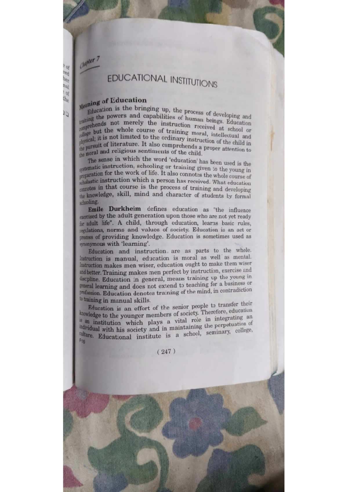 Educational institution - Chapter 7 EDUCATIONAL INSTITUTIONS of ...