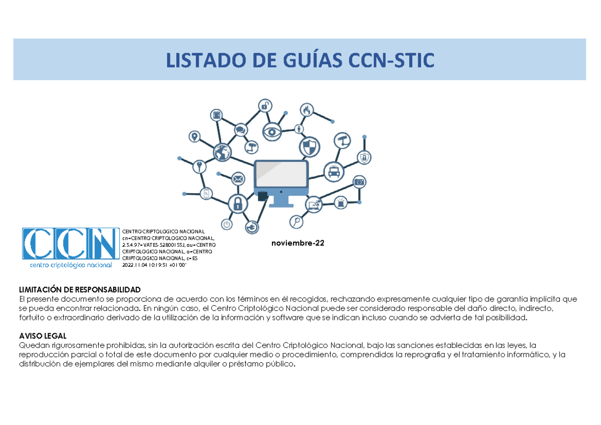 Indice series CCN STIC - normas STIC actualizadas del CCN - noviembre ...