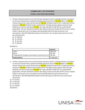 [Solved] What is an ITA34 used for Select one a Notice of assessment b ...