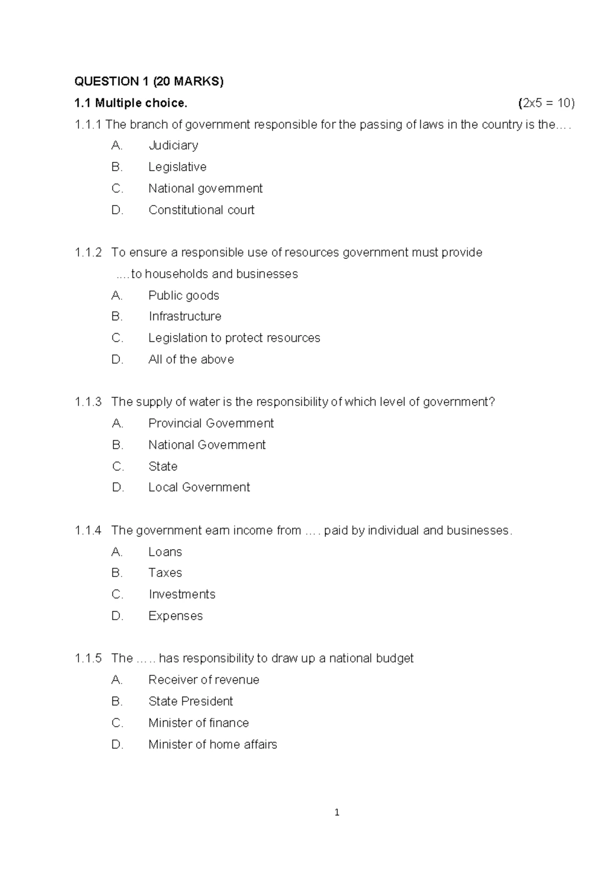 EMS GRADE 8 TERM 4 FINAL EXAMINATION QUESTION PAPER NOV 2023 P2 - Studocu