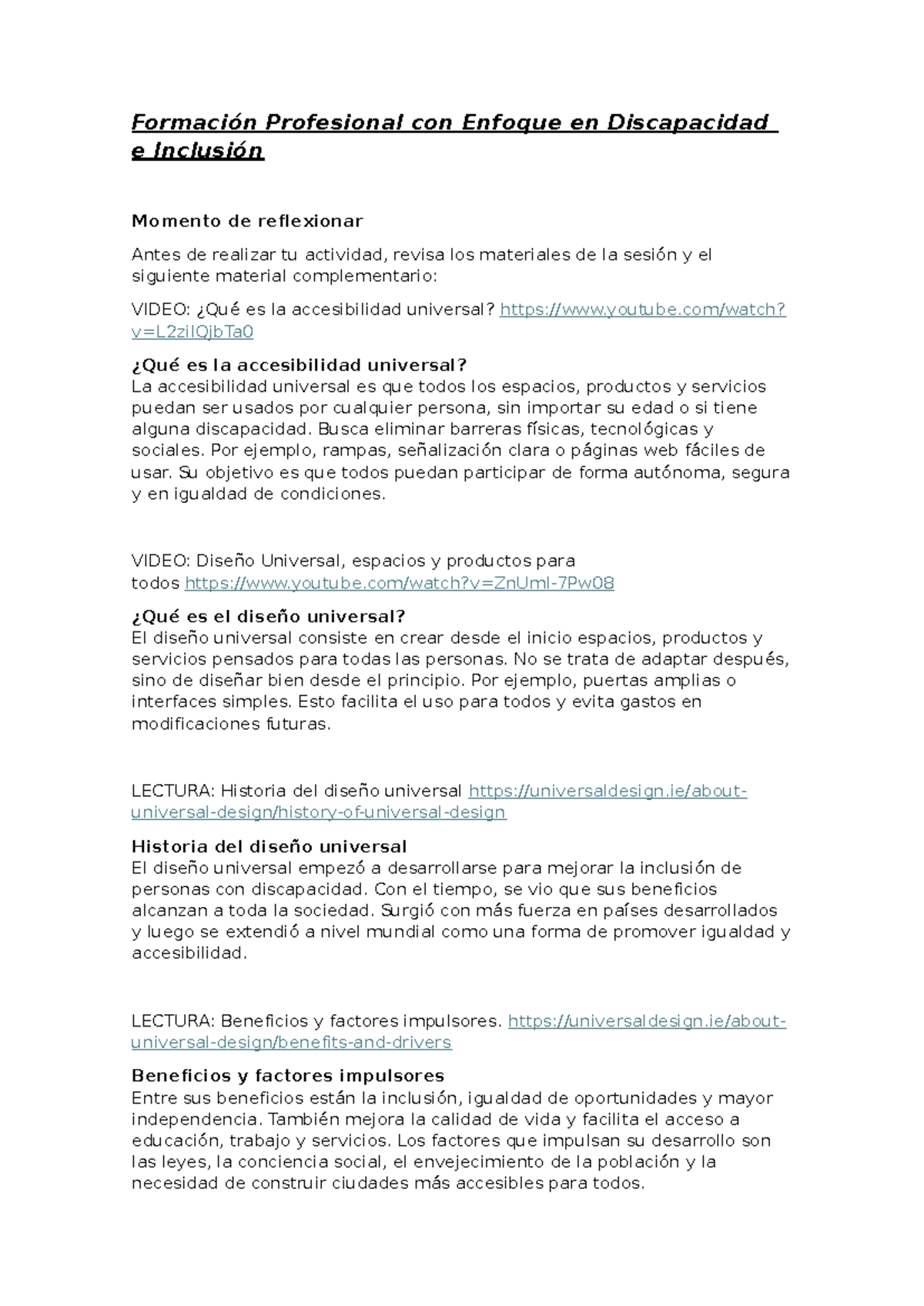 Formación Profesional: Reflexiones sobre Inclusión y Accesibilidad ...