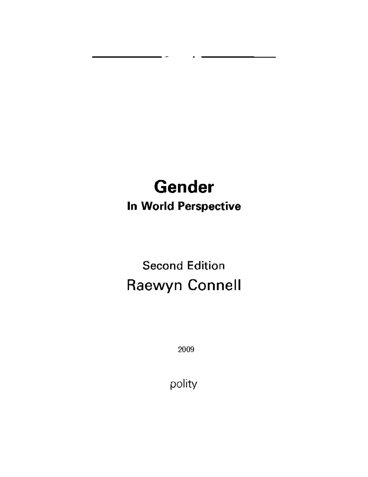 Connell's Gender Theory: Examining Sex Differences in Society - Gender ...