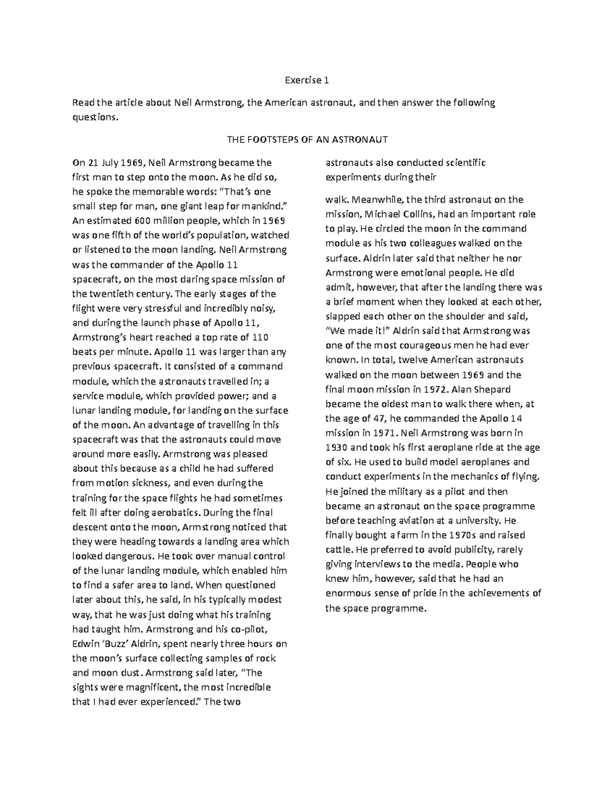 IGCSE English 0511 - Mock 1 Practice Paper and Questions - Studocu