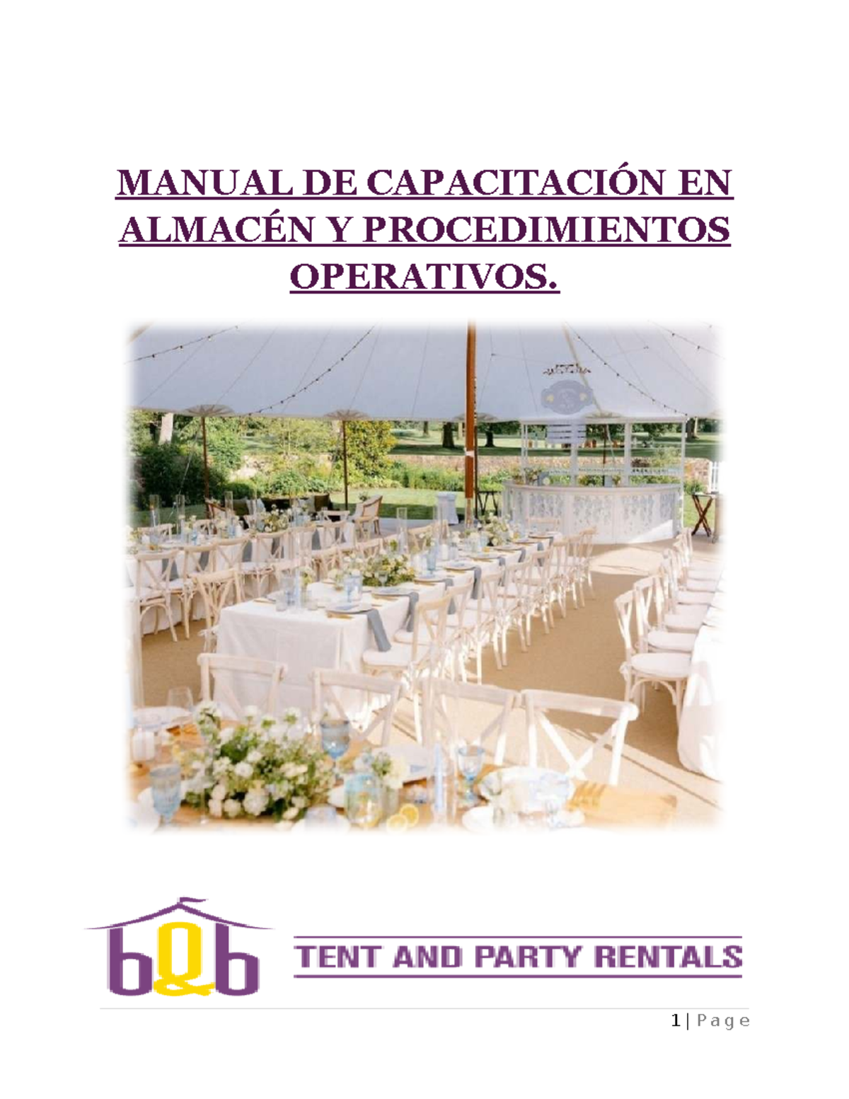 MANUAL DE CAPACITACIÓN EN ALMACÉN Y PROCEDIMIENTOS OPERATIVOS SOP - Studocu