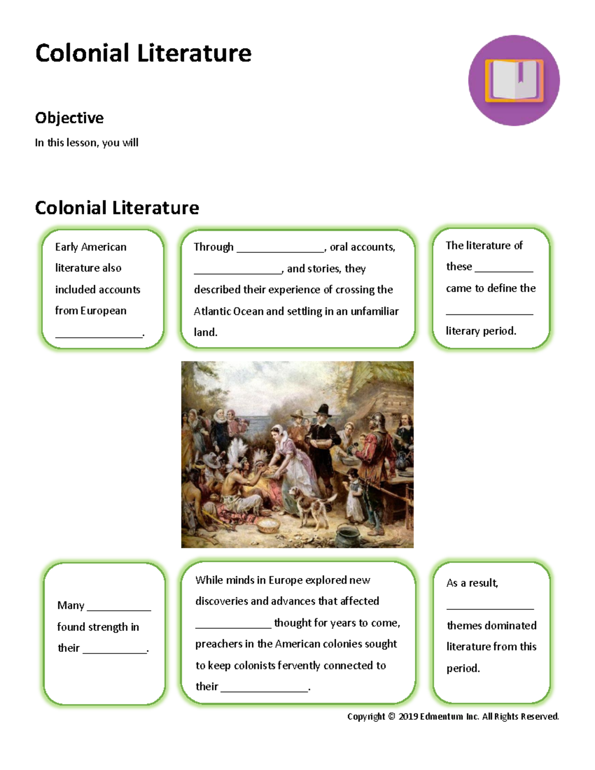 614236-Guided Notes: Colonial Literature Overview and Analysis - Studocu