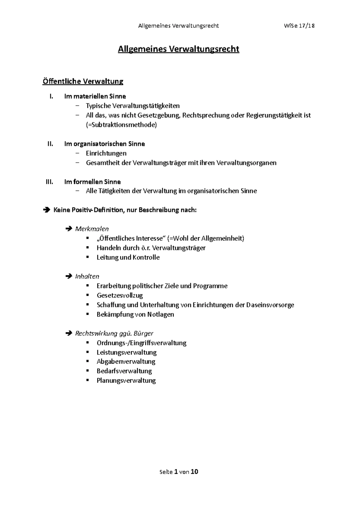 NPOG §11 Aufbau und Formulierung der Entscheidungsmaßnahmen - Studocu