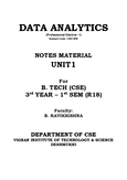 Data Analytics - JNTU - Studocu