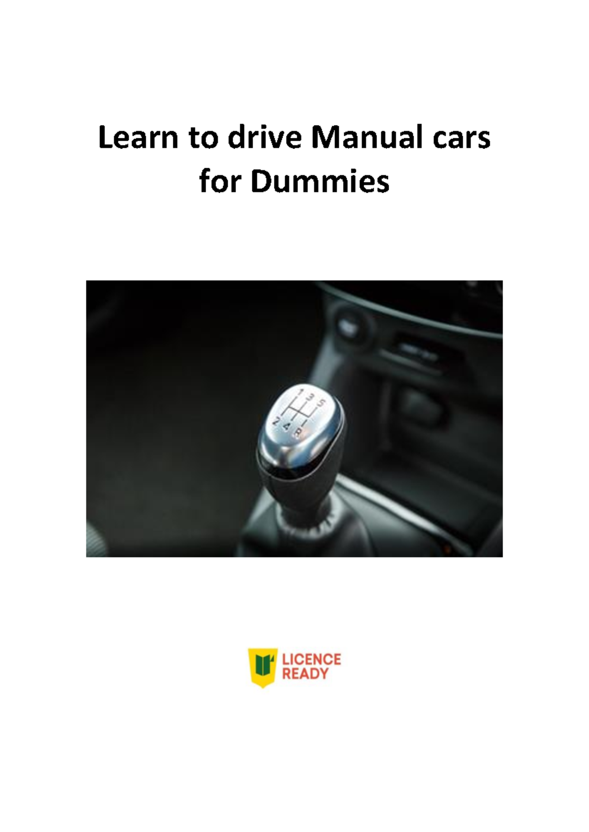 Manual Driving Techniques: A Comprehensive Guide for Beginners - Studocu