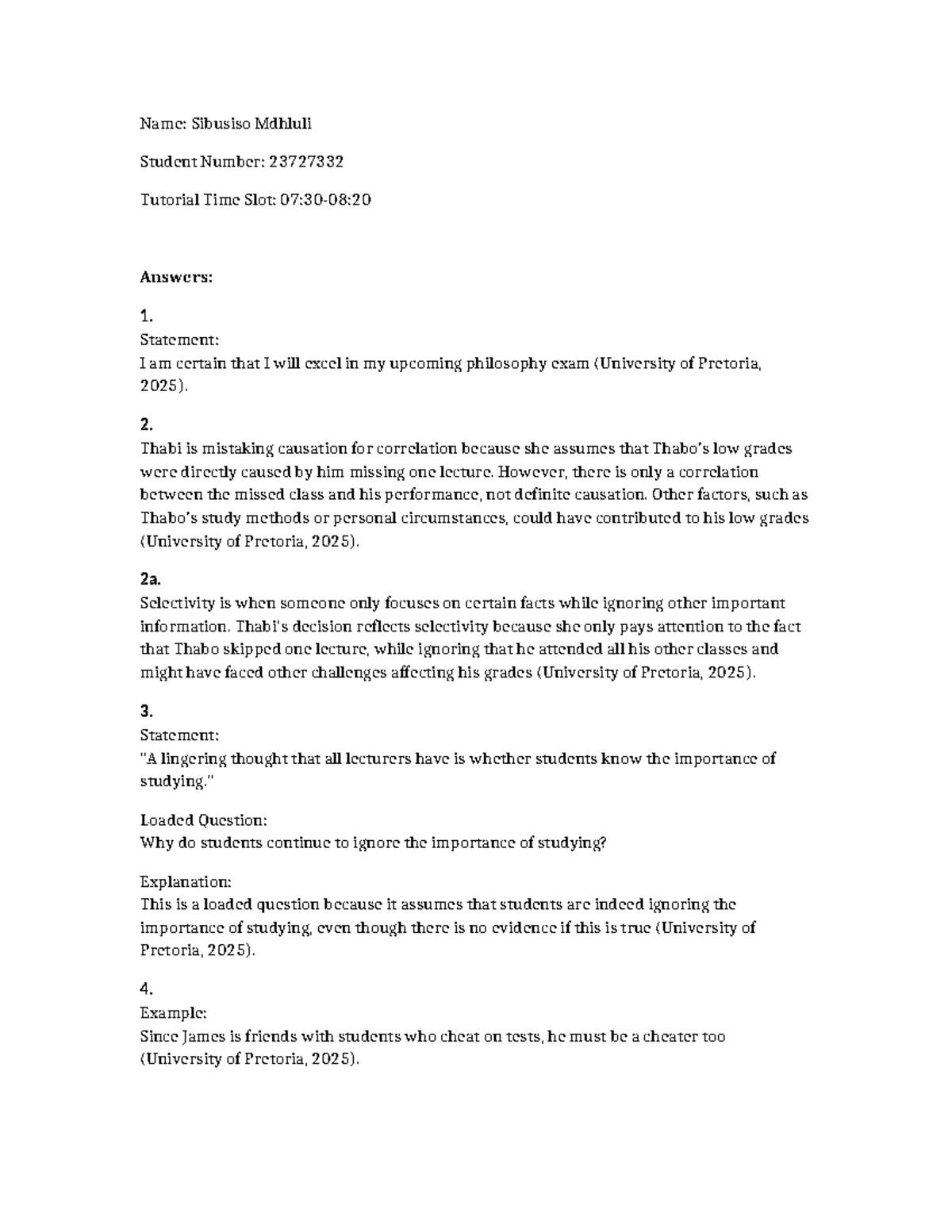 FIL252: Assignment 2 - Understanding Causation and Academic Integrity ...
