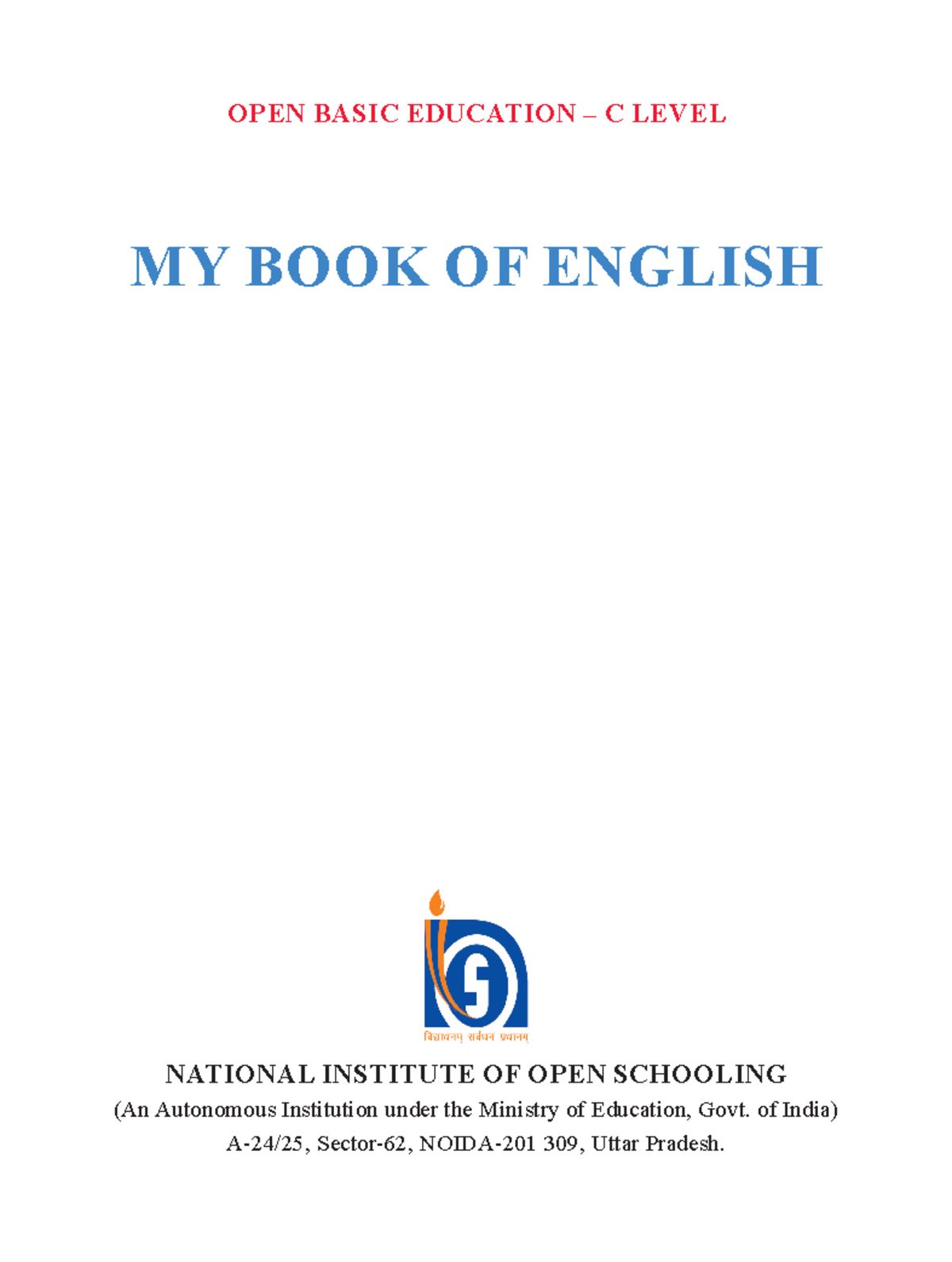 OBE English Level C - My Book of English Study Guide - Studocu