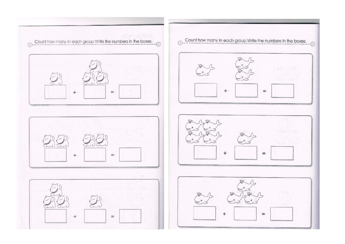 Addition WS - LECTURE - Bachelor of Elementary Education - Count how ...