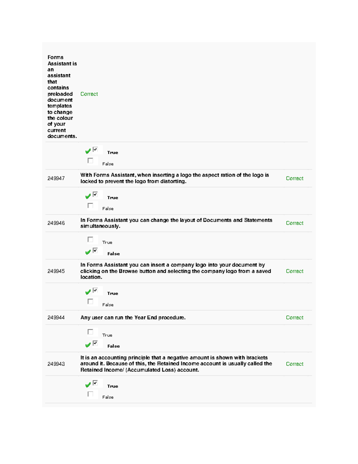 Sage Pastel Partner Forms Assistant Overview and Quiz (Course Code ...