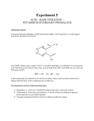 Chem 207 Exp 3 - n/a - EXPERIMENT 3 CONSTRUCTION OF CALIBRATION CURVES INTRODUCTION This ...
