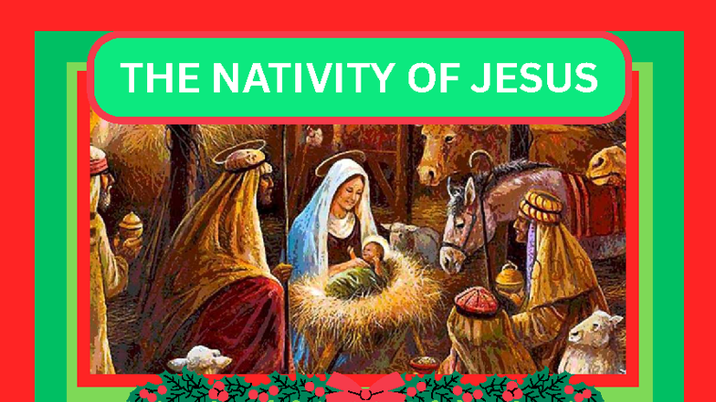 THE NATIVITY OF JESUS: Key Biblical Verses (Inbound 2025) - Studocu