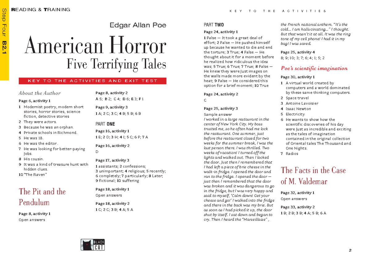 American Horror 2010 - Key Test: Five Terrifying Tales Overview - Studocu