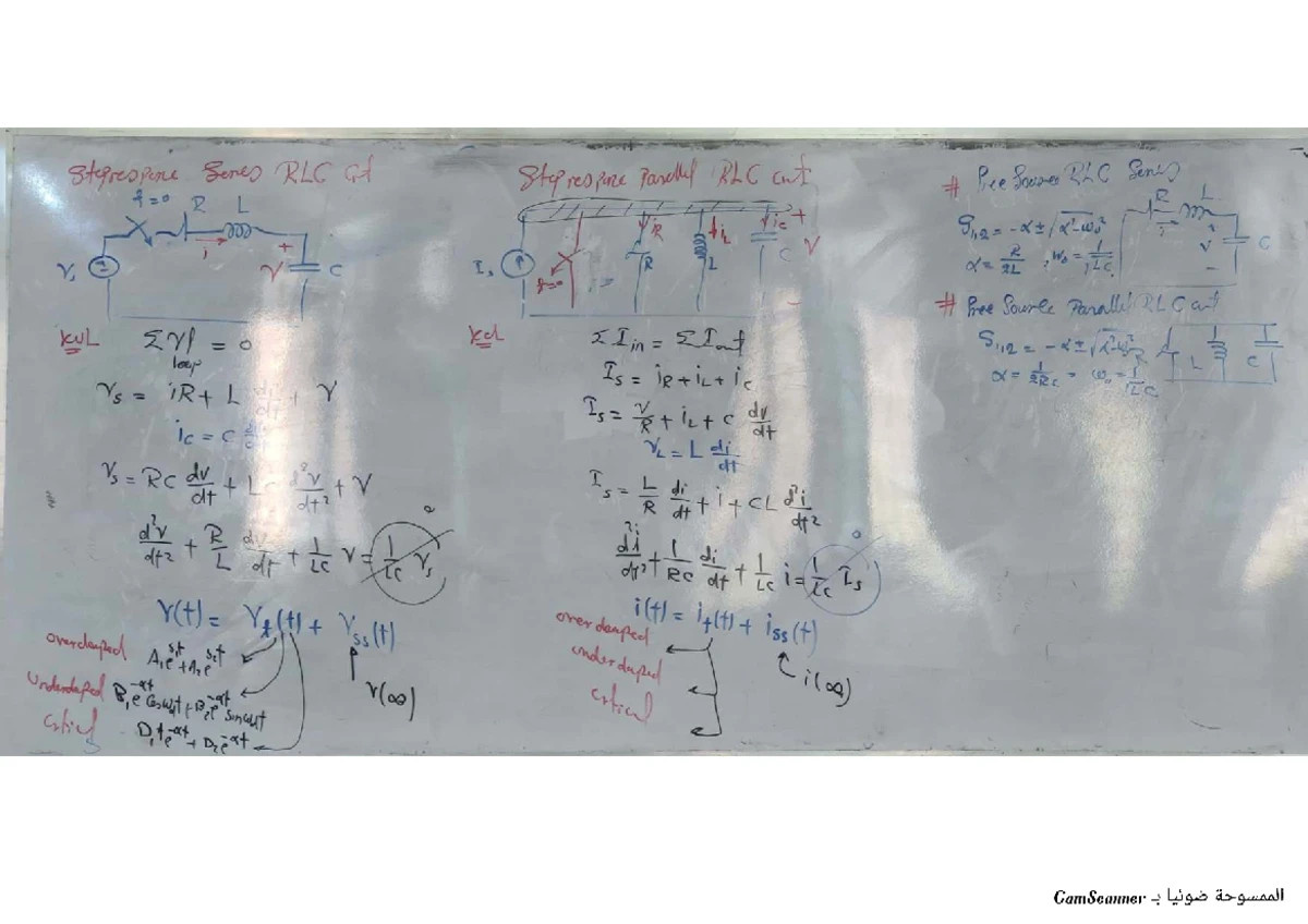 Lec 8: Second Order Circuits Analysis and Concepts - Studocu
