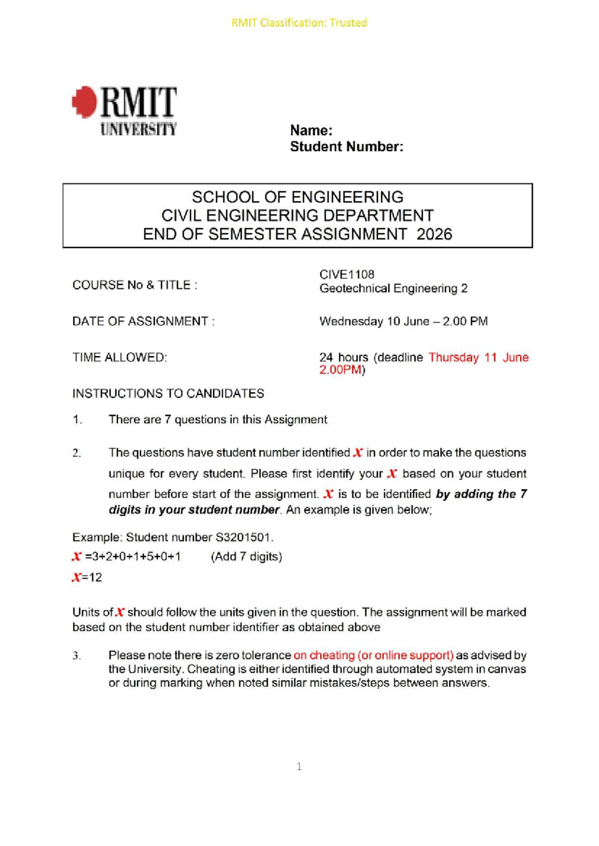 Final Assignment 2026 - CIVE1108 - Geotechnical Engineering 2 - Studocu