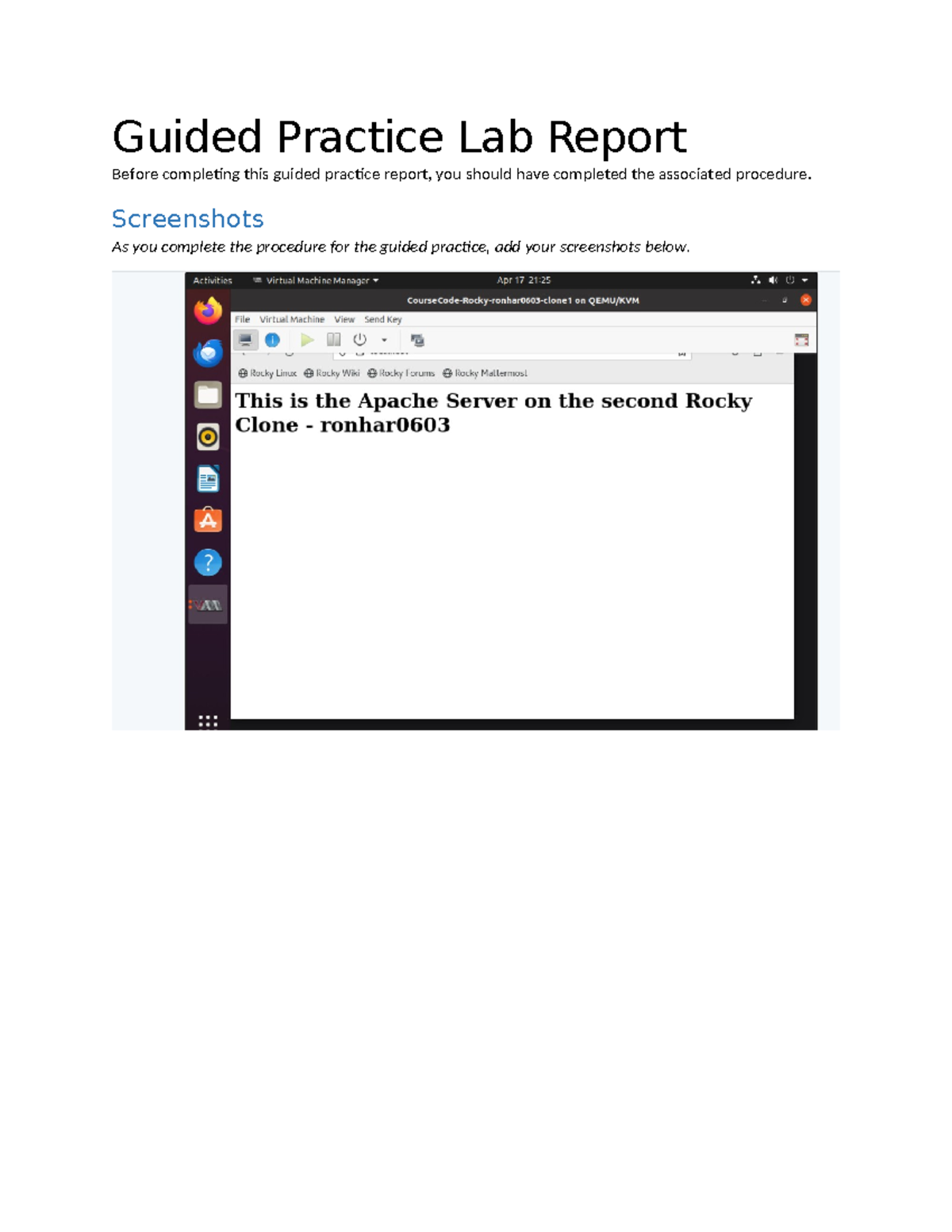CIS305 3.6 Guided Practice - Guided Practice Lab Report Before ...