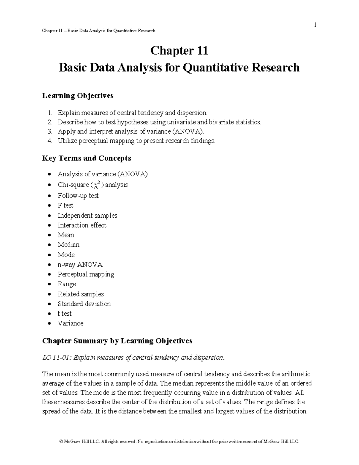 Chapter 11: Understanding Basic Data Analysis in Quantitative Research ...
