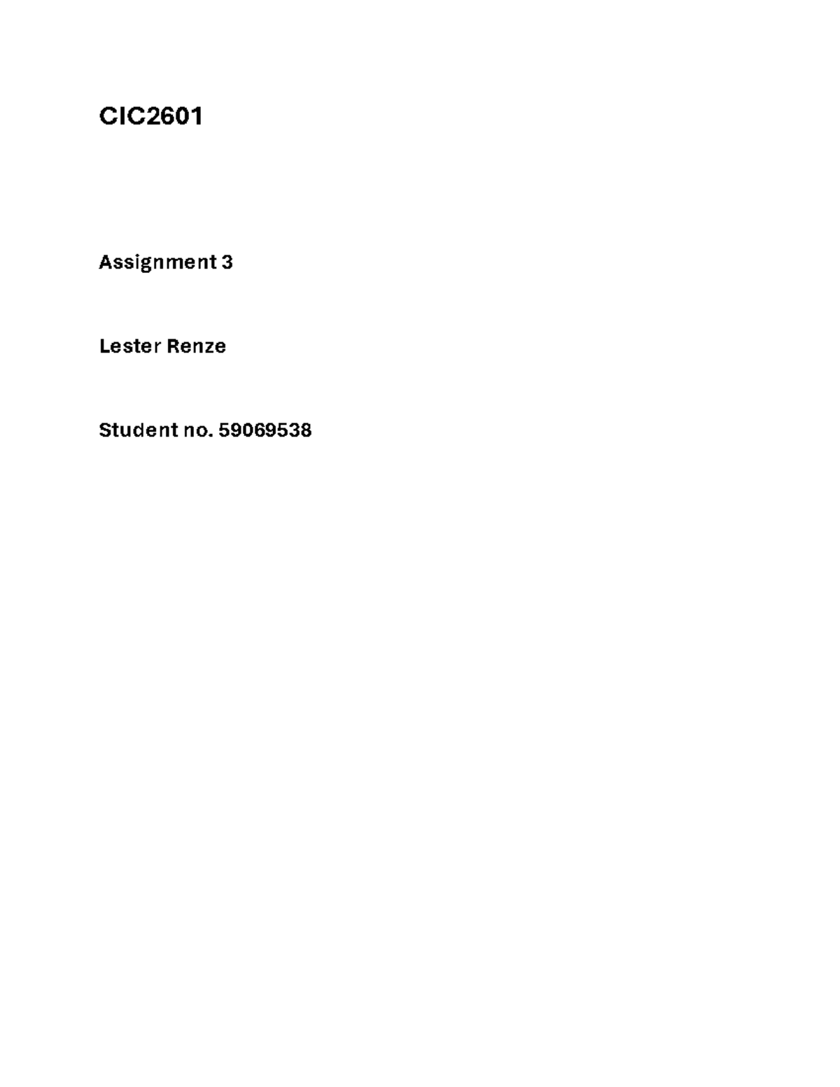 CIC2601 Assignment 3: Challenges and Innovations in ICT Integration ...