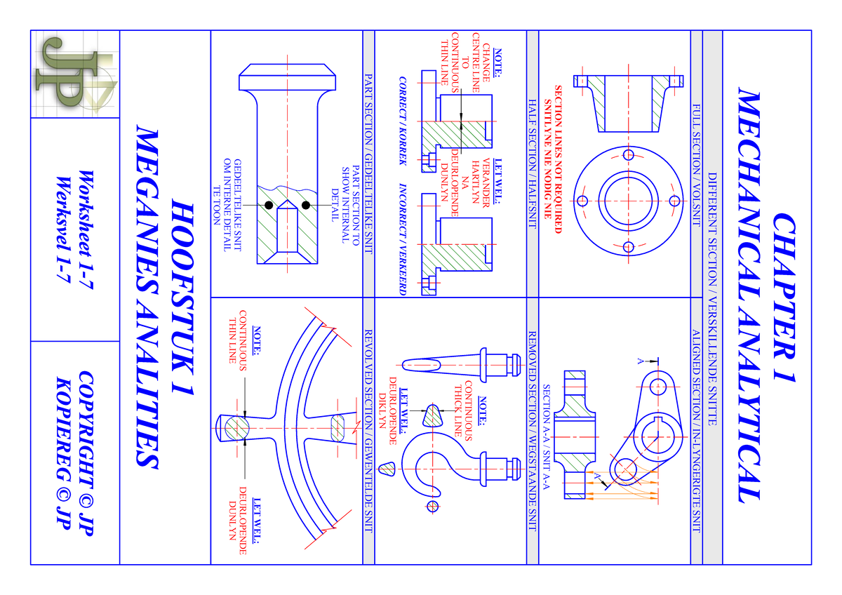 JPegd Gr 12 Mechanical Drawing Analysis (Pages 3-6, 8, 10, 20-52) - Studocu