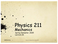 PHYS 211 - Penn State - General Physics: Mechanics - Studocu