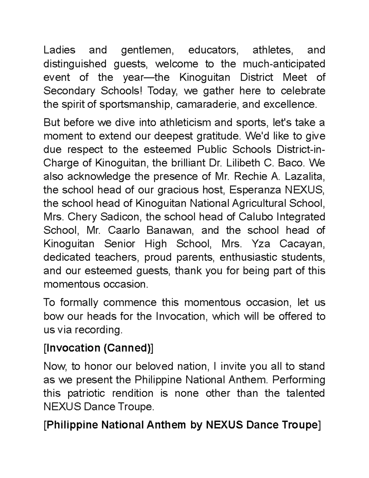 Elementary Schools Press Conference - News, Feature, Editorial & Column Writing - Studocu