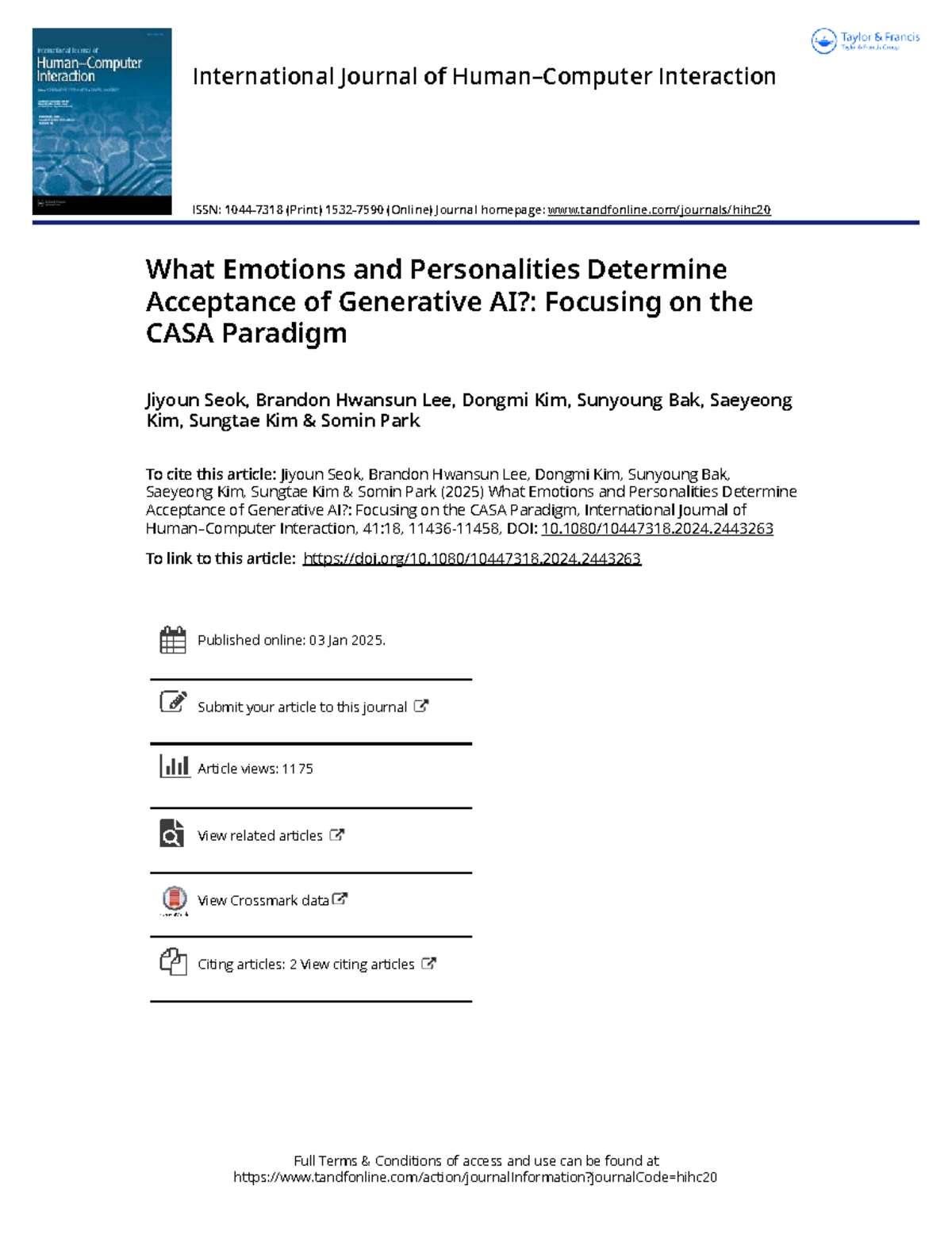 What Emotions and Personalities Influence Generative AI Acceptance ...