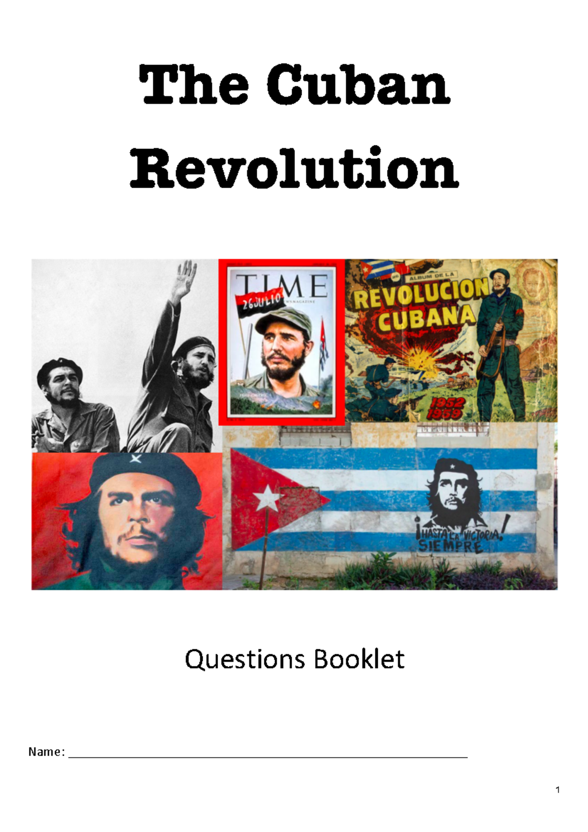 Cuban Revolution Questions Booklet: Exploring Historical Impacts - Studocu
