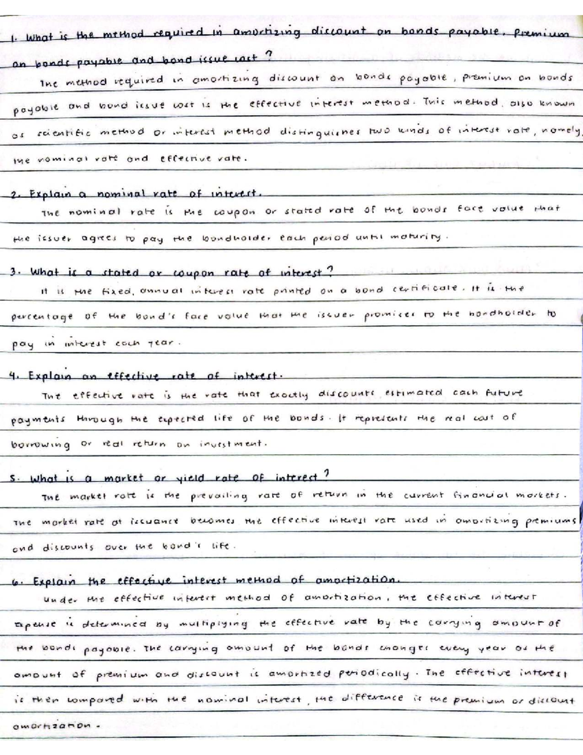 Chapter 7 - Intacc 2: Effective Interest Method Explained - Studocu