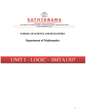Lecture 1428643004 - ARTIFICIAL INTELLIGENCE LECTURE NOTES (Subject ...