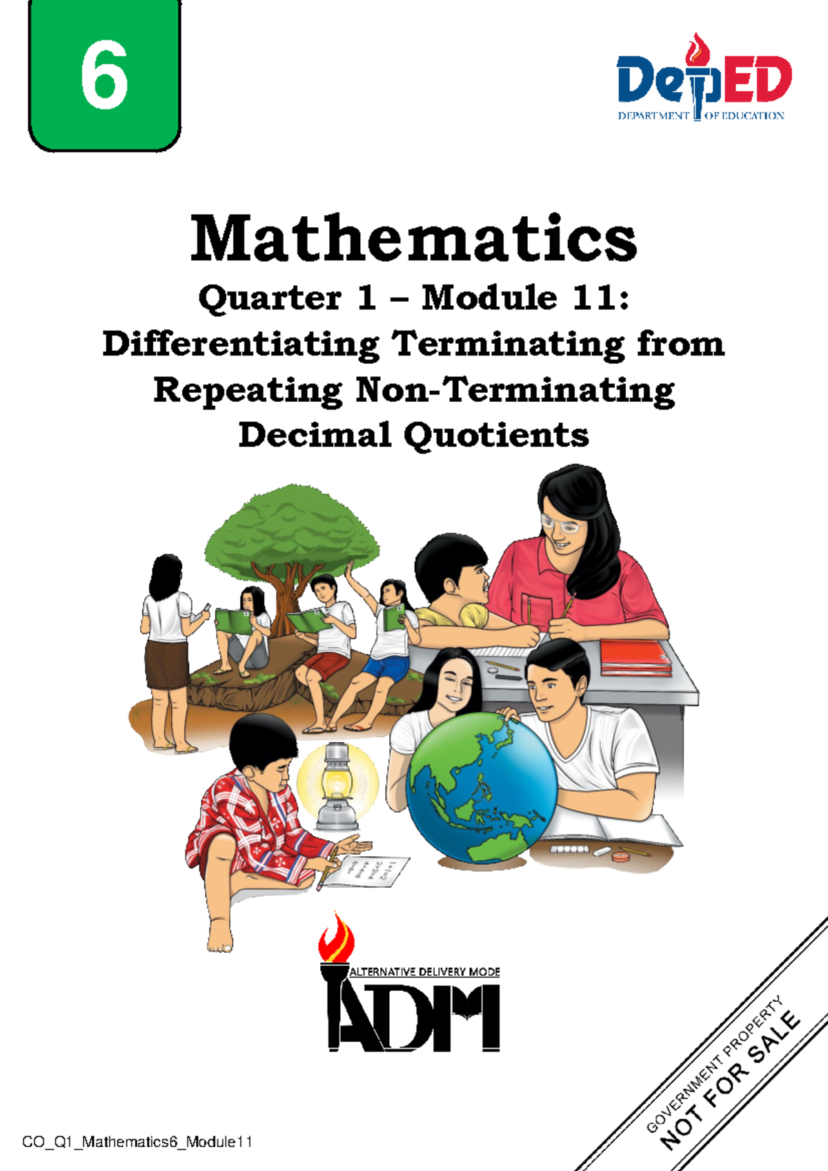 Math G6 Q1 M11 - Differentiating Terminating & Non-Terminal Decimals ...