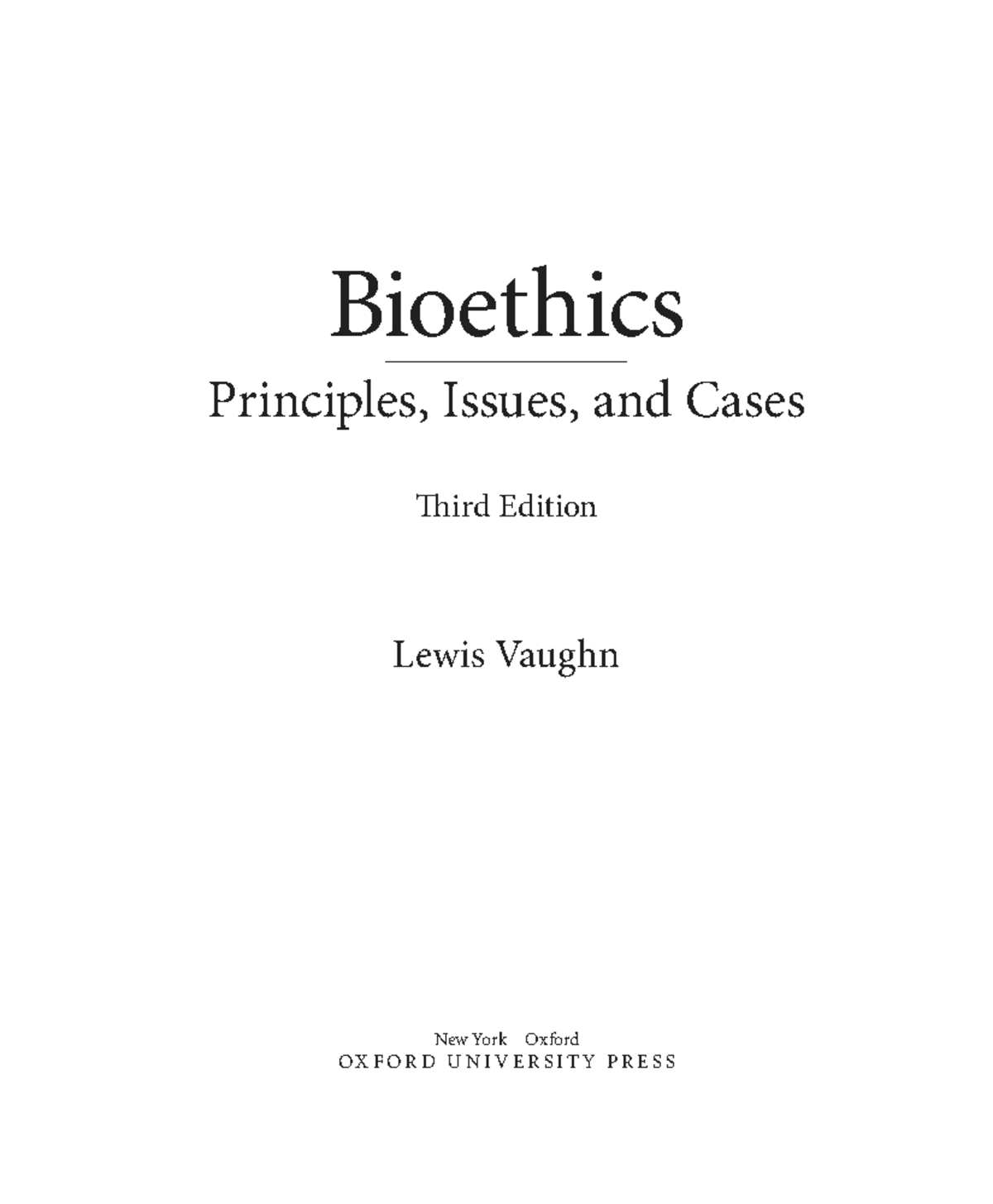 Bioethics 101: Principles & Moral Reasoning in Health Care Ethics - Studocu
