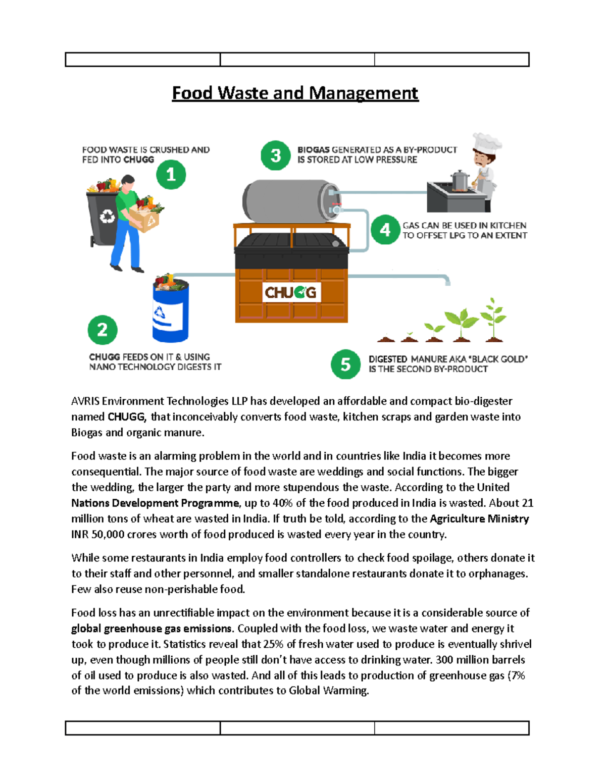Food Waste Management: Strategies and Innovations Addressing Global ...