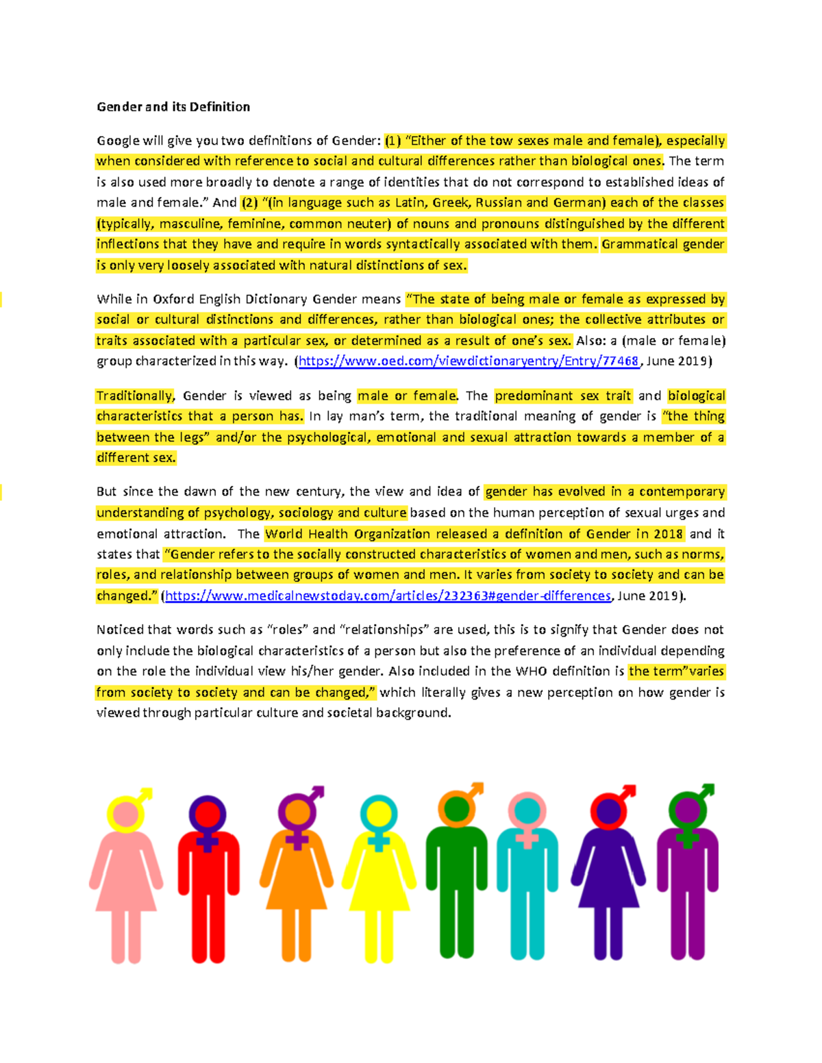 W1- Module 001 Introduction to Society and Gender - Gender and its ...