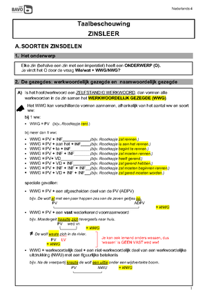 Nederlands TRIM 1 - een overzicht van wat te kennen voor TRM1 van jaar ...