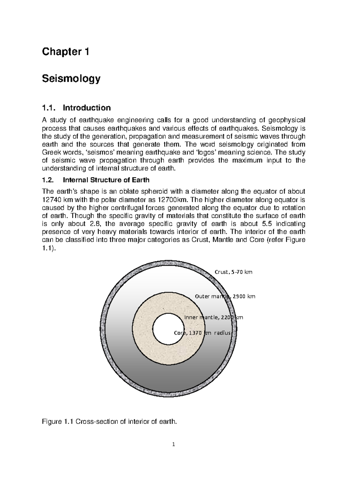 Seismology - Lecture Notes on Earthquake Engineering and Internal ...