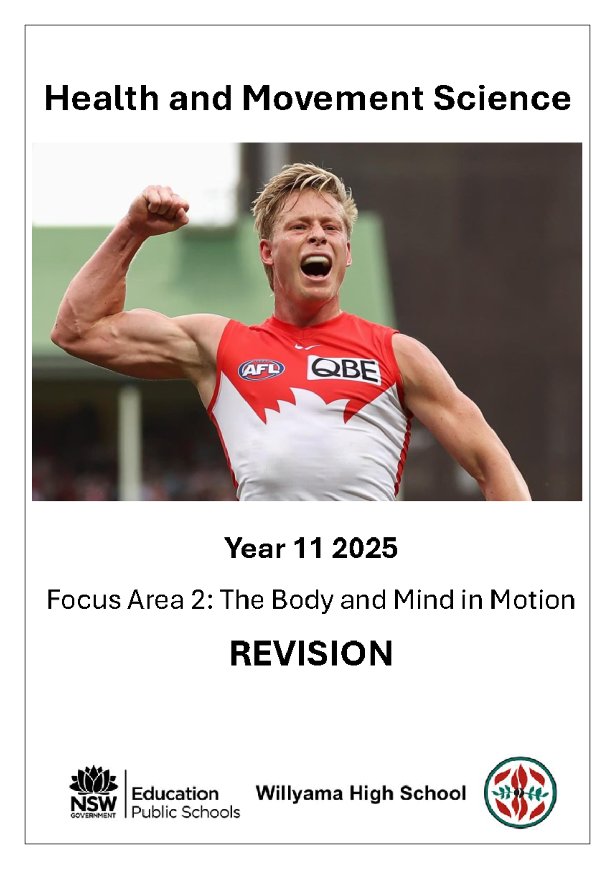 Health and Movement Science Year 11 2025: Body Systems in Motion ...