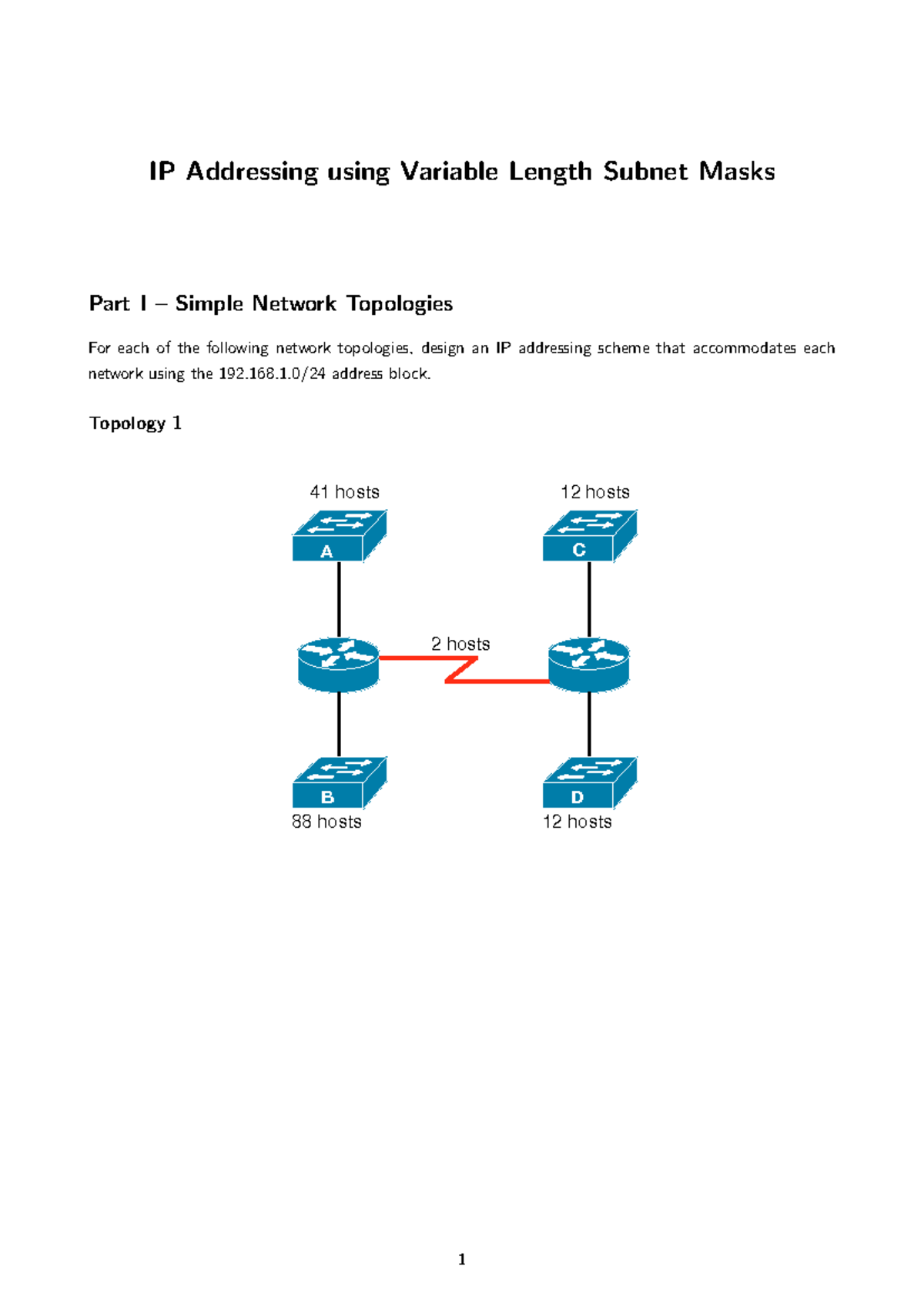 IP Addressing & VLSM Strategies for Optimal Network Design - Studocu