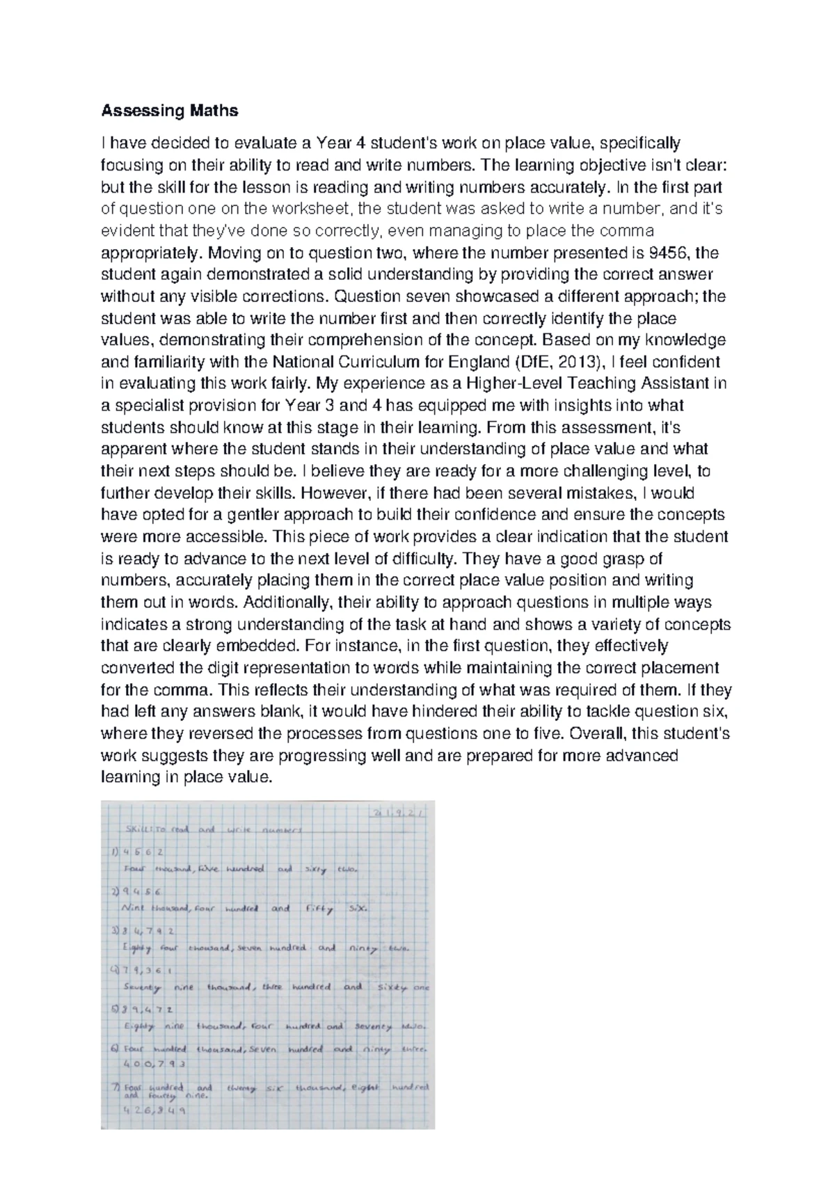 E209 EMA completed - the end of year assignment for first year - By ...